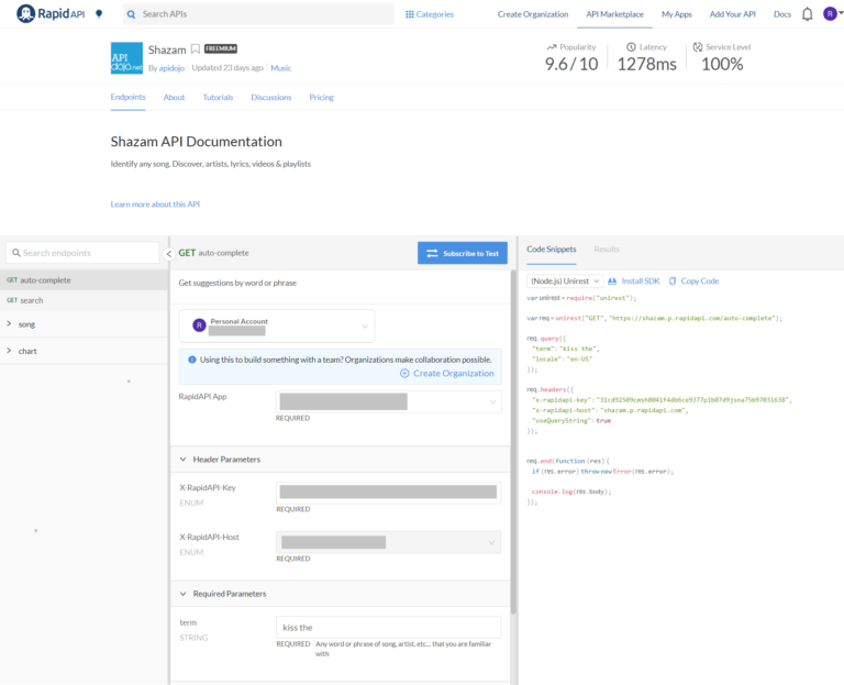 How To Use The Shazam Api With Java Python Php Ruby And Javascript Examples Rapid Blog