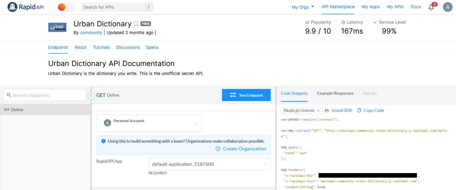 How To Use The Urban Dictionary Api With Python Php Ruby And Javascript Examples Rapid Blog
