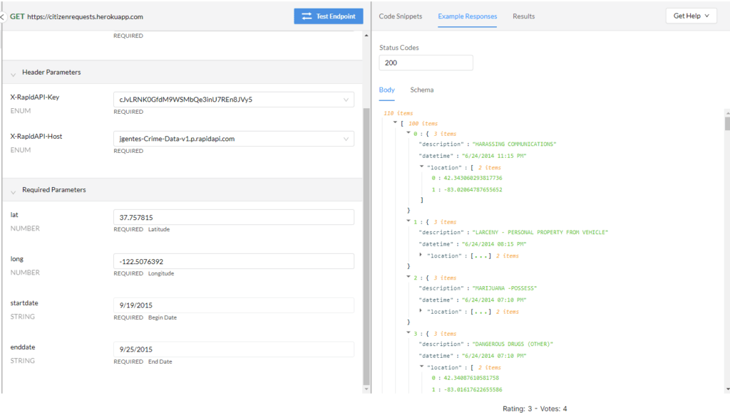 How To Use The Crime Data Api With Python Php Ruby And Javascript Examples Rapid Blog