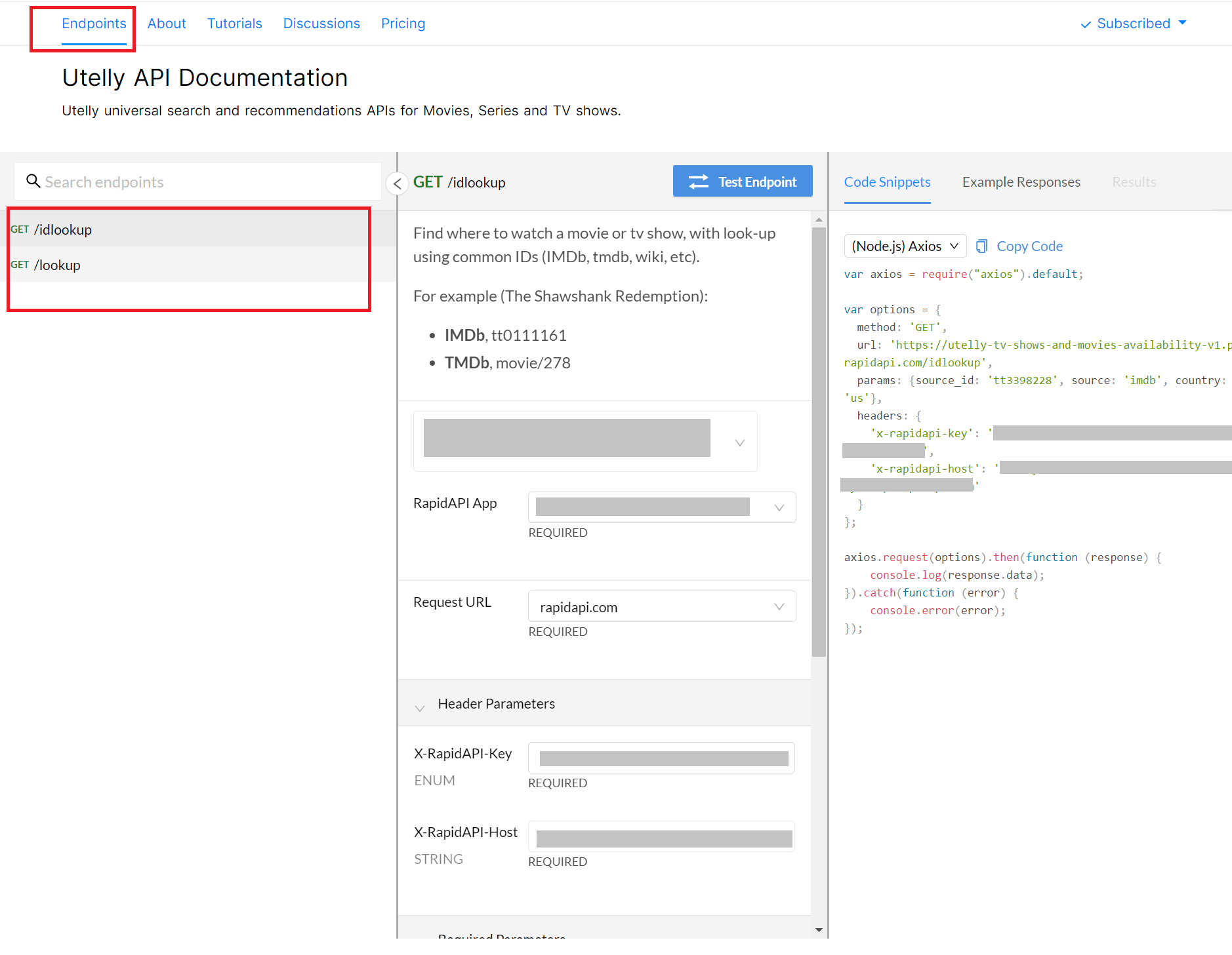 How To Use The Utelly Api With Java Python Php Ruby And Javascript Examples Rapid Blog