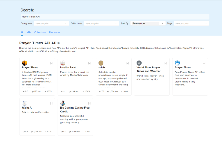 How To Use The Prayer Times Api With Python Php Ruby And Javascript Examples Rapid Blog