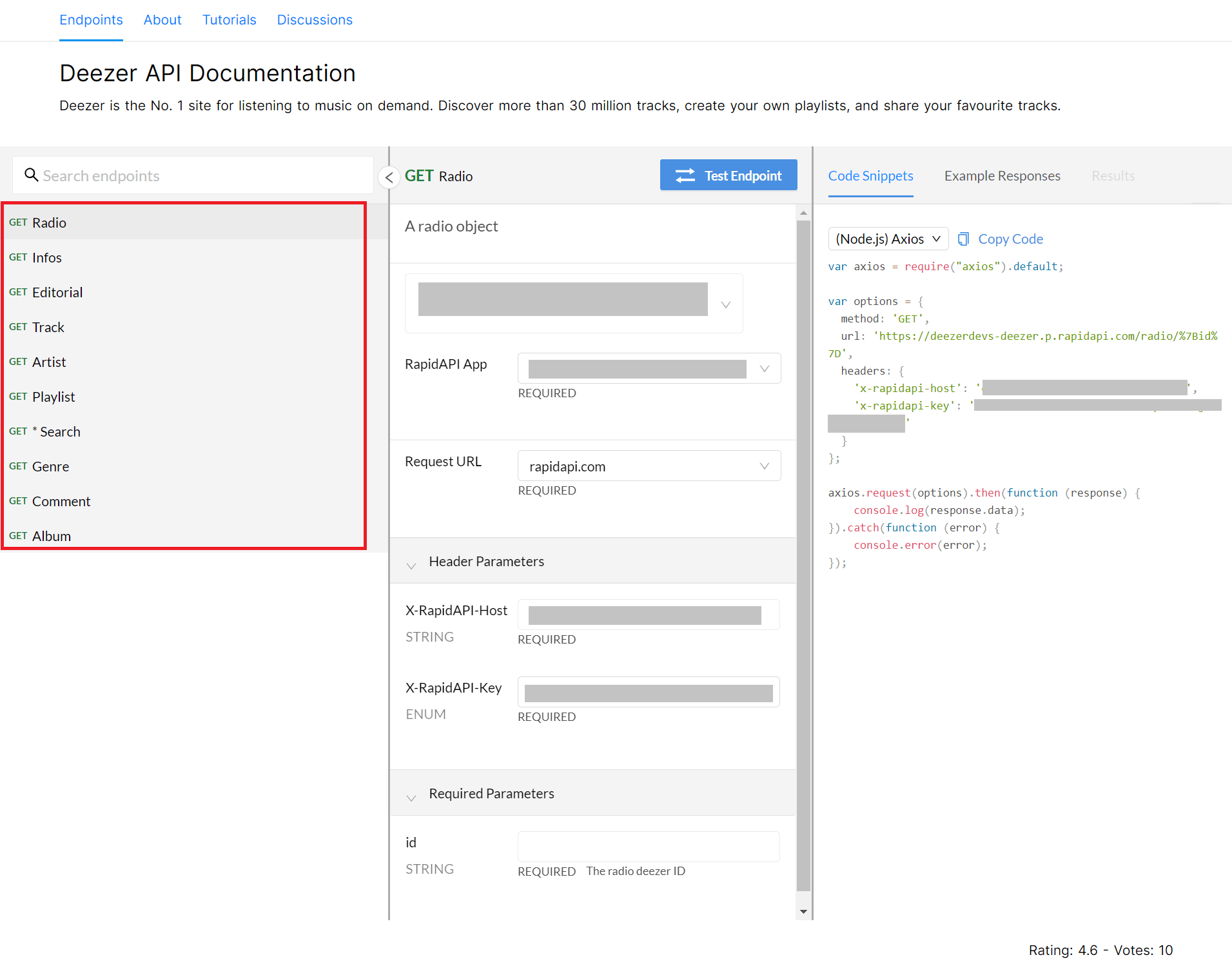 How To Use The Deezer Api With Java Python Php Ruby And Javascript Examples Rapid Blog