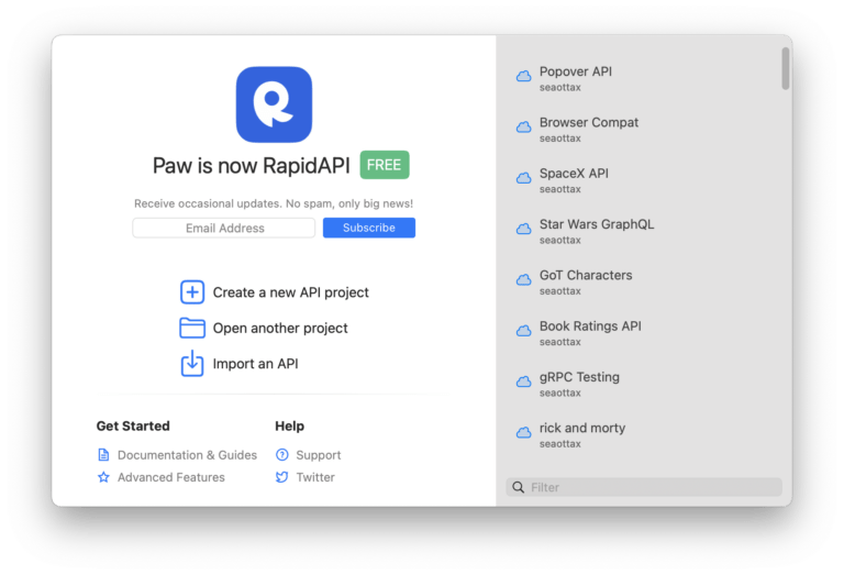 Paw - Now RapidAPI For Mac - Rapid Blog Paw - Now RapidAPI For Mac - Rapid Blog