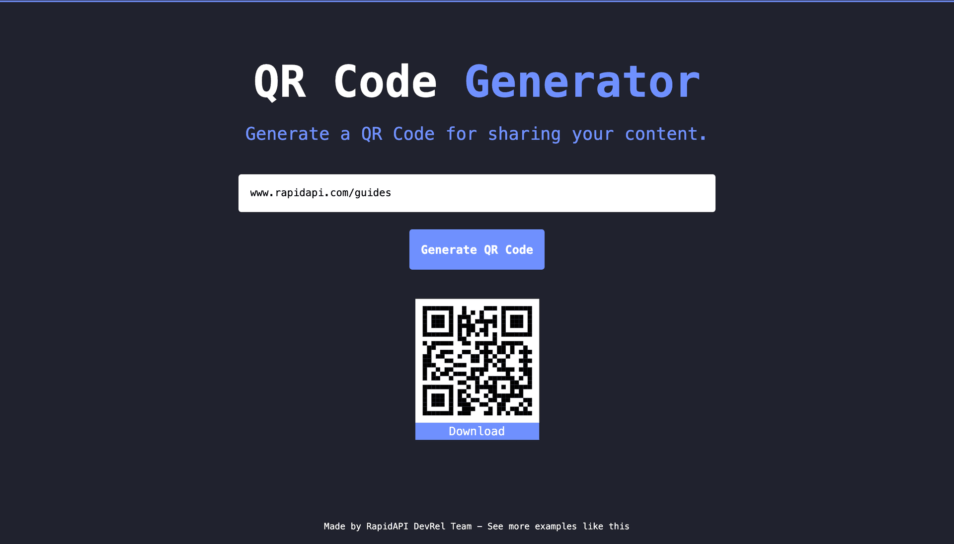 How To Build A Qr Code Generator App Using Nextjs And A Qr Code Api