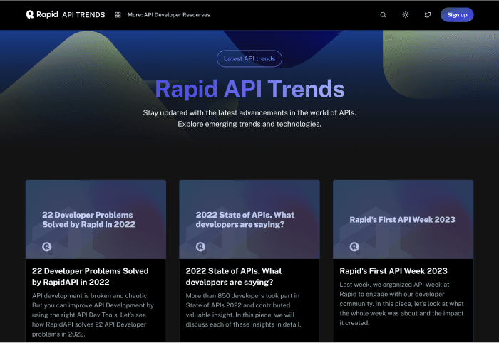 Rapid API Learn